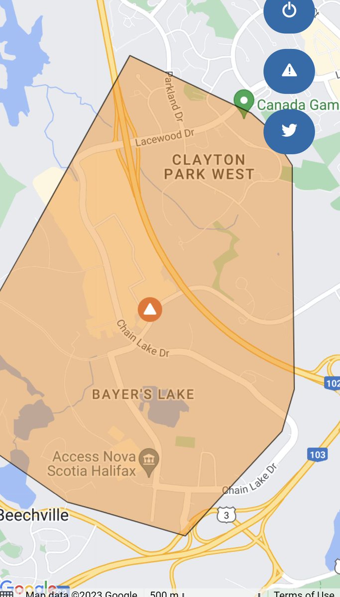 Halifax Fire News on Twitter: "Power outages ramping up at this time:"