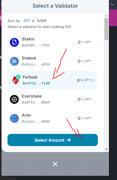 Mikolaj Tomczak ⚛️ on Twitter: "5/🧵 Staking W portfelu SUI Wallet: - klik Stake & Earn SUI ...