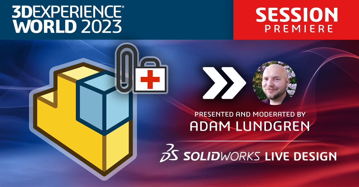 SOLIDWORKS on Twitter: "Join Live Design tomorrow at 2PM ET to learn how you can auto-repair ...