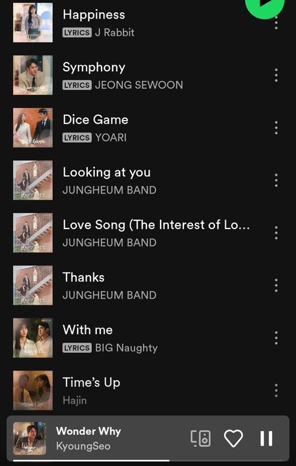 K-Drama Menfess on Twitter: "•kdm• choose ur fighter, fav lagu dari ost the interest of love ...