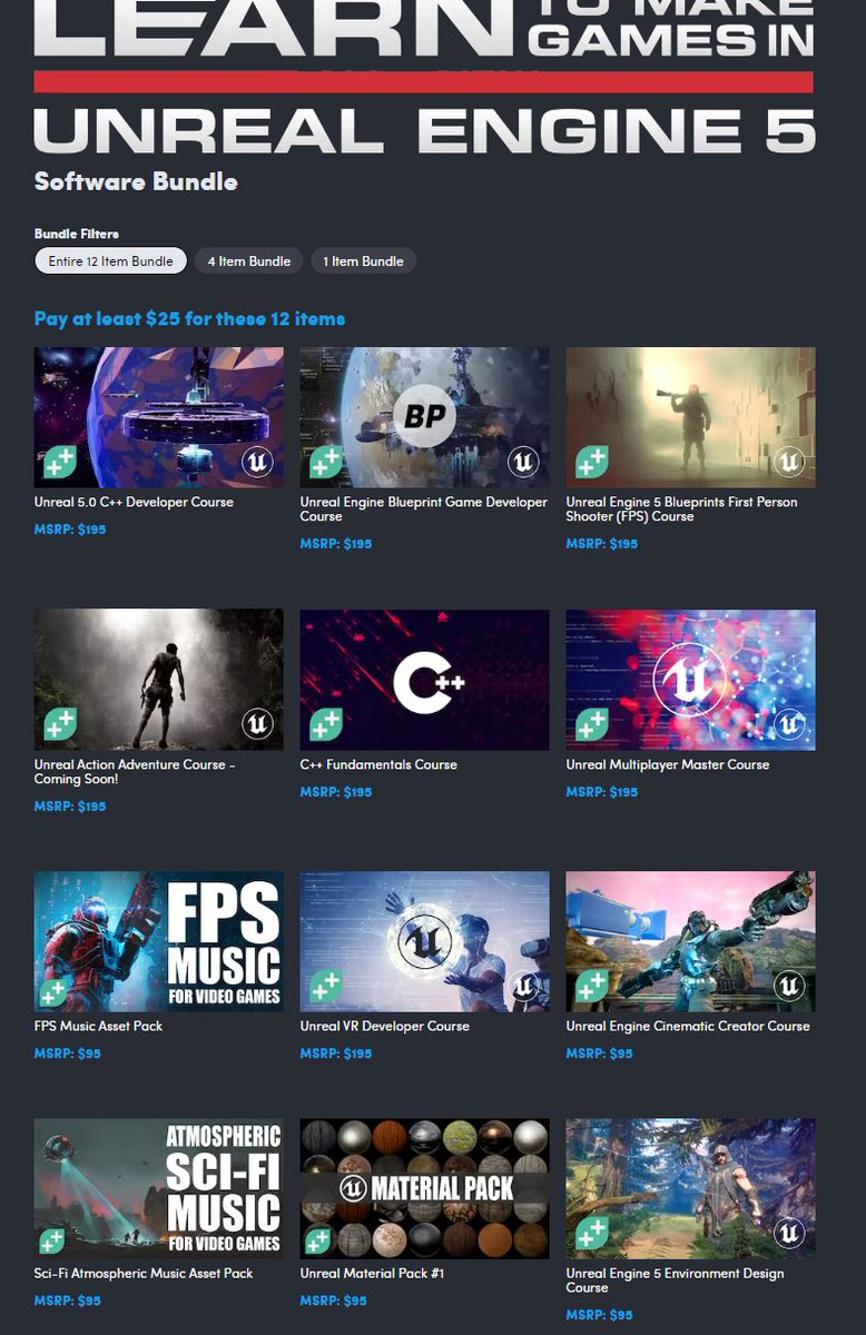 Wario64 on Twitter: "Humble Software Bundle: Learn to Make Games in Unreal Engine 5 https://bit ...