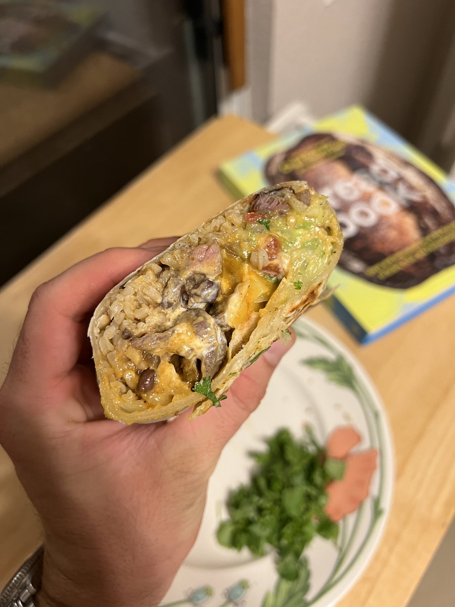 Myles Snider on Twitter: "How to make a healthy, delicious burrito from ...