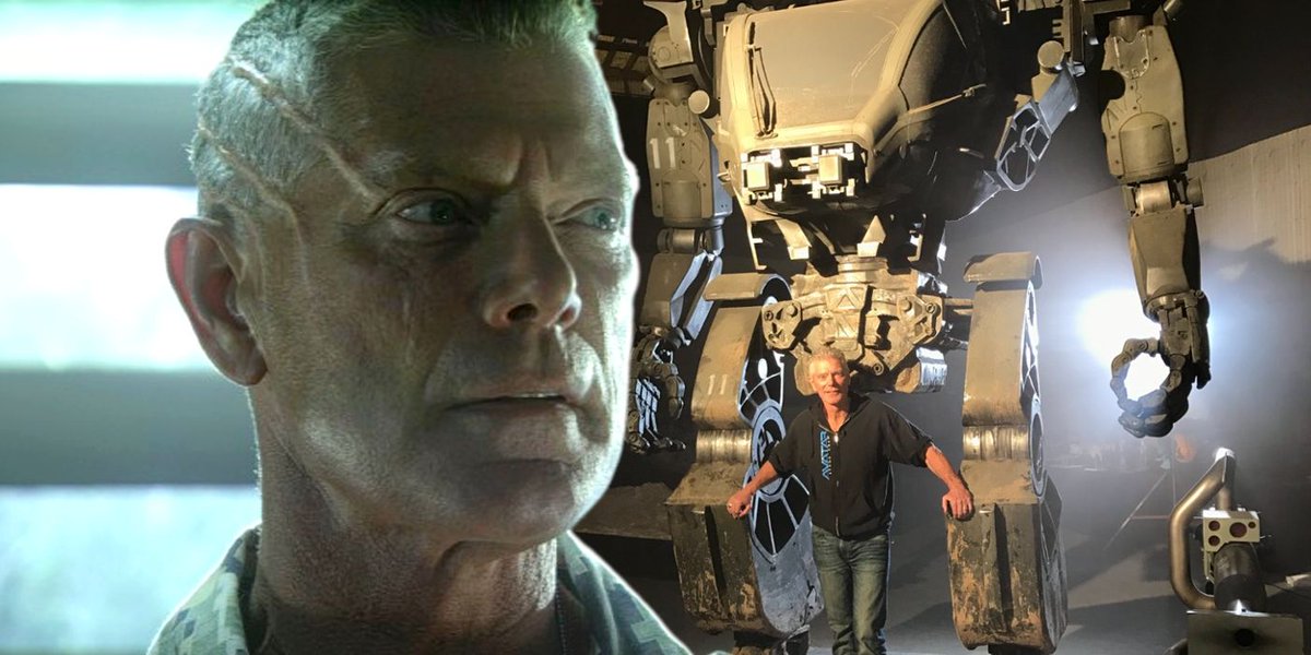 Stephen Lang has shared a new behind-the-scenes photo of Quaritch's life-sized AMP suit built ...