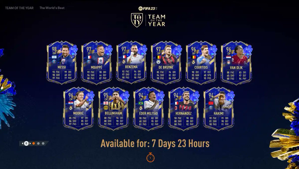 FIFAUTeam on Twitter: "The eleven TOTY players are now available in packs. http://fifauteam.com ...