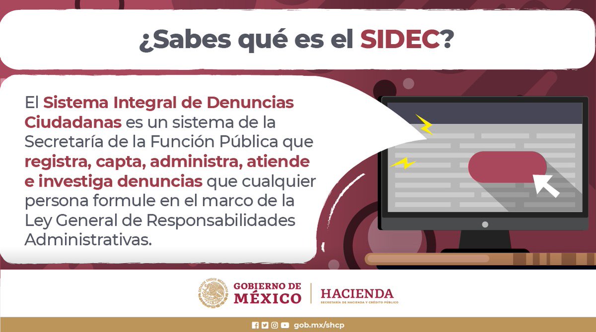 ¿ya Conoces El Sistema Integral De Denuncias Ciudadanas Sidec Presenta