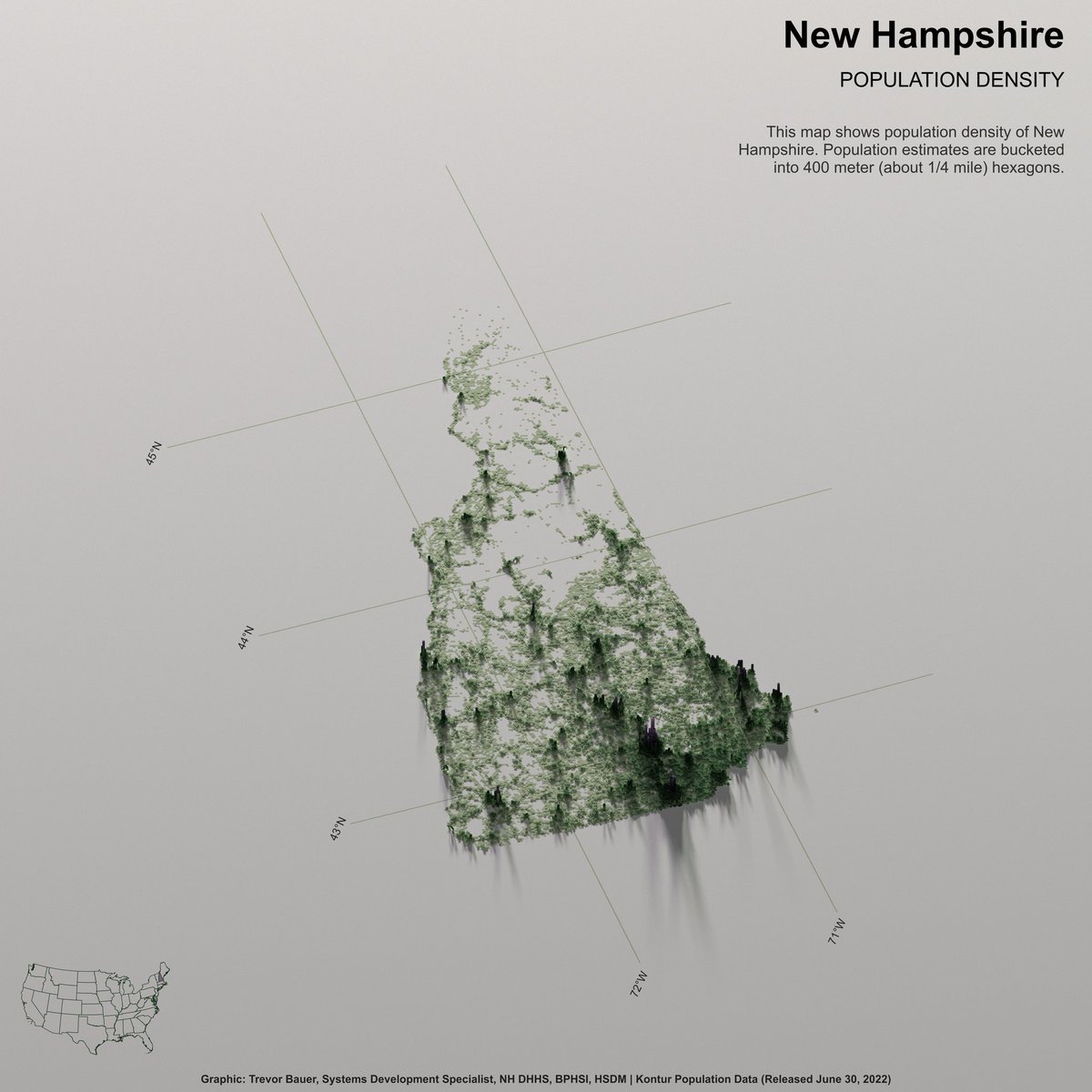 OnlMaps on Twitter: "RT @Tmonayy: #rayshader and a quick map of NH population density. Loving ...