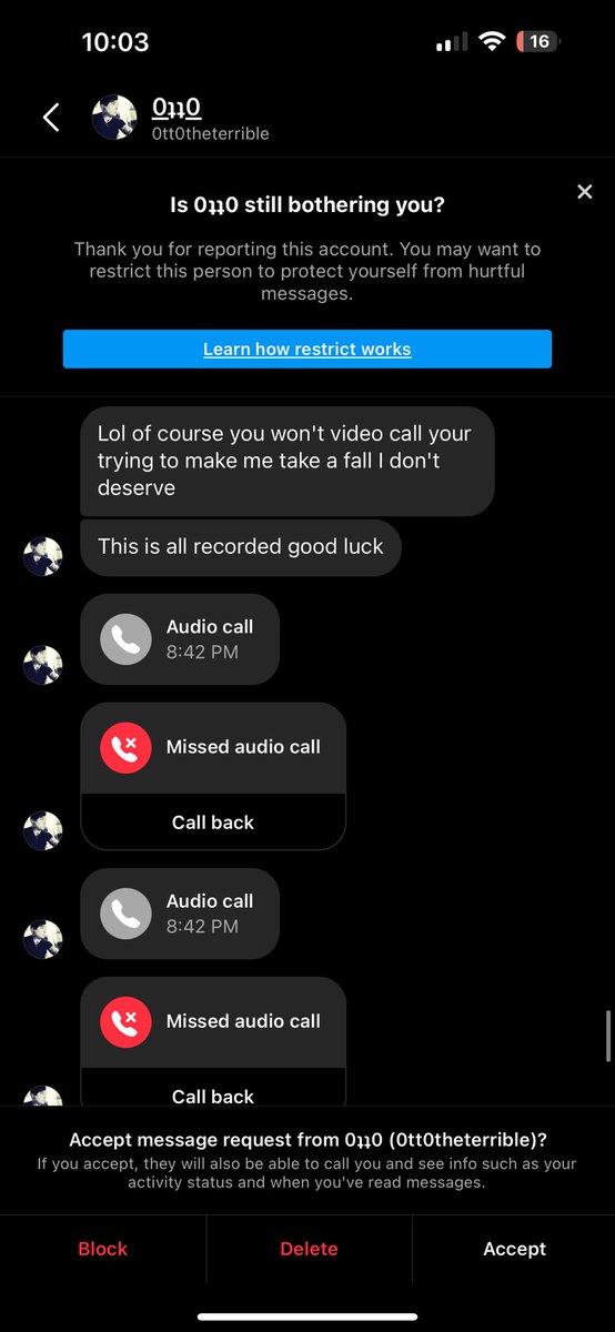 aileensenpai ☻ on Twitter: "This person has been harassing me non-stop for the last week ...