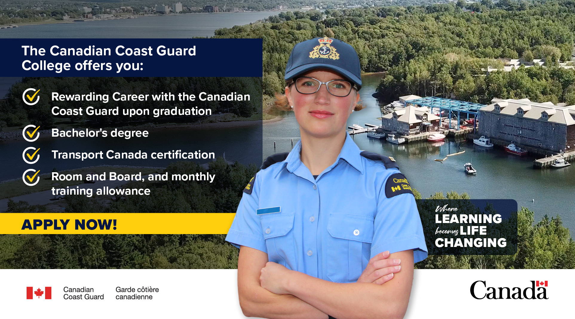 Canadian Coast Guard College Logo Canadian Coast Guard College Apparel