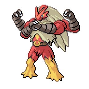Blaziken Back Sprite