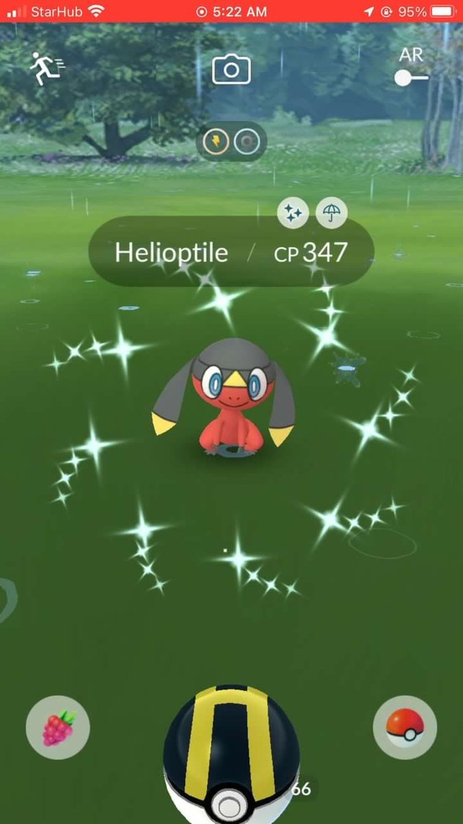 Pokemon Heliolisk Shiny