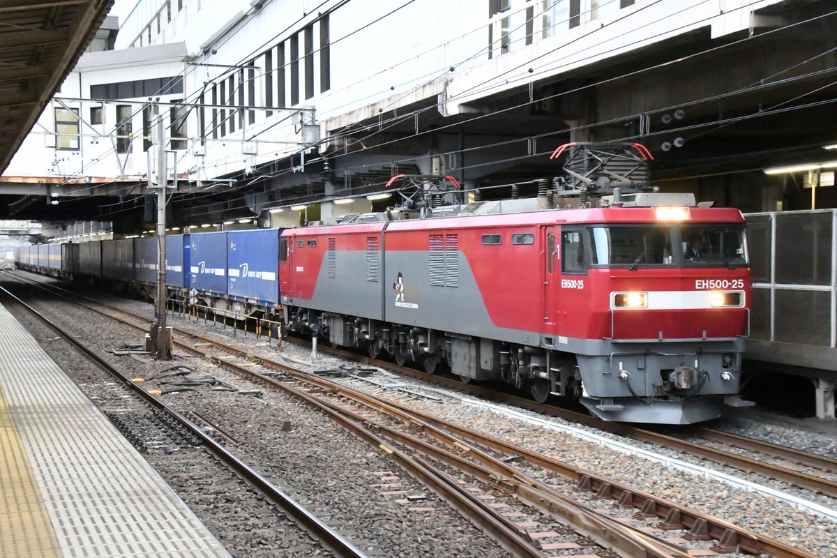 🚂北斗桃太郎🚃🗣 on Twitter: "4059レ西濃SS EH500-25牽引 キティコンテナあり TOYOTA号は来ていません。"