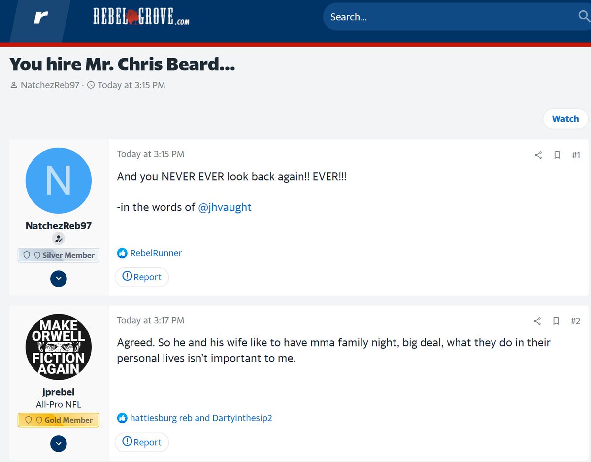 Message Board Geniuses on Twitter: "#OleMiss has to hire Chris Beard! #HottyToddy"