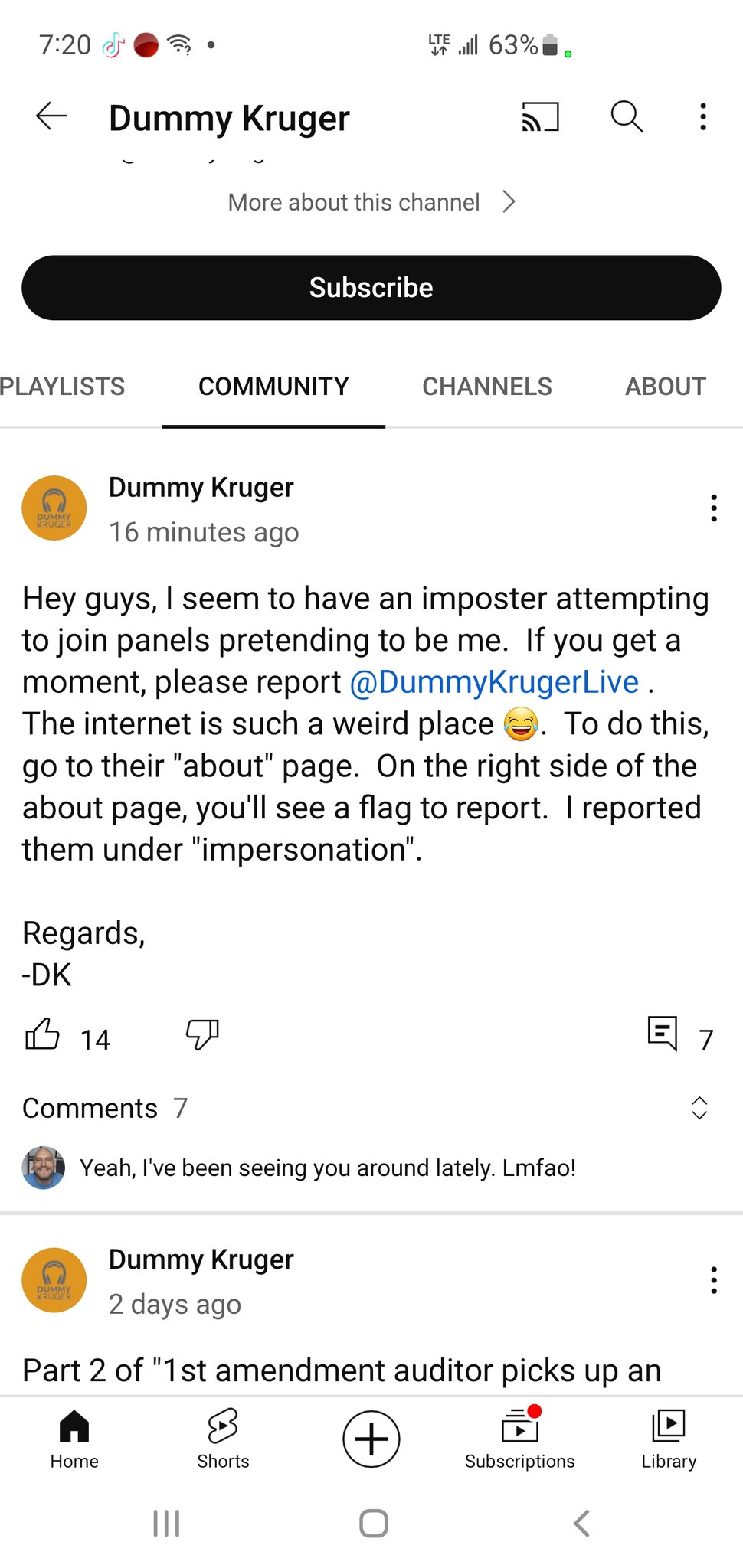 Dr. Dave Beer Professor & Debunker of Frauditors! (@KIMTACTIC) / Twitter