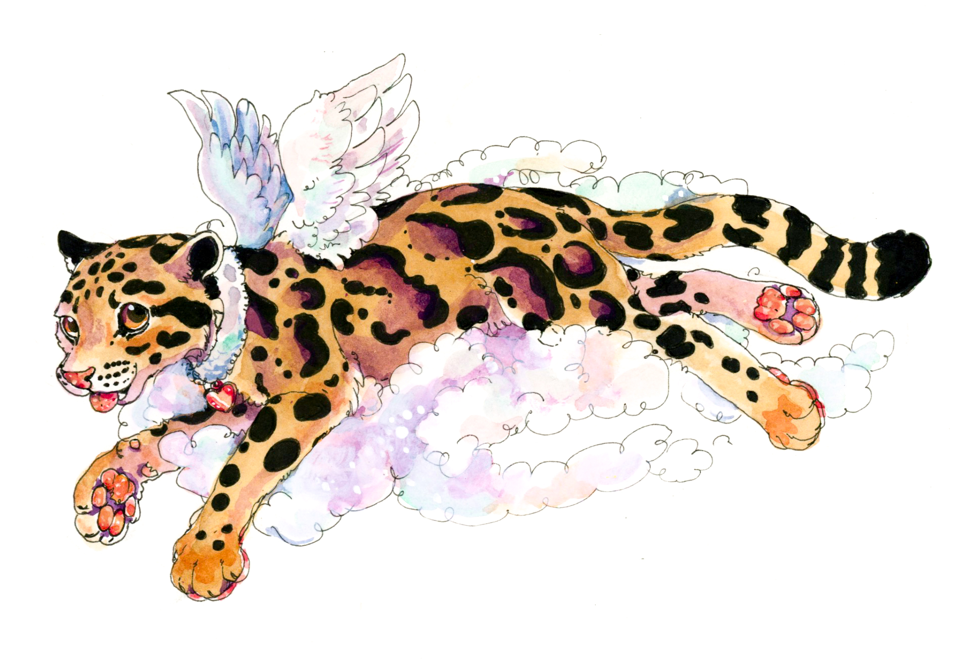 Anime Clouded Leopard