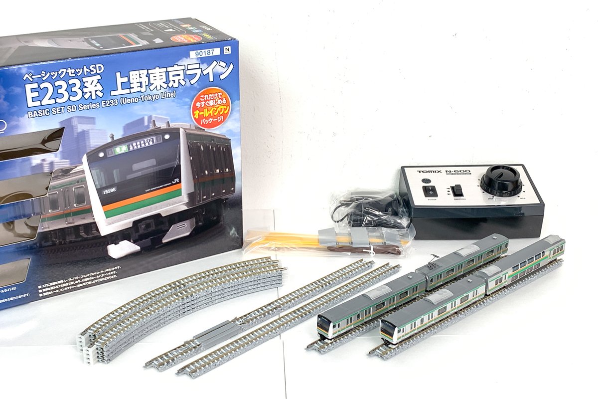 立石かえで【トミックスショールーム（TSR）東京】公式 on Twitter: "ベーシックセットSD E233系上野東京ラインのご案内｡車両､レール､制御機器込みのTOMIX入門セット｡車両 ...
