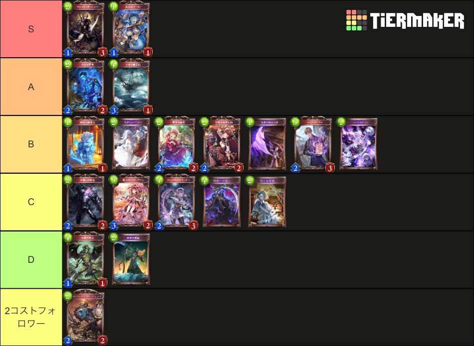 ソー on Twitter: "EAA 2Pickネクロマンサーカード評価"