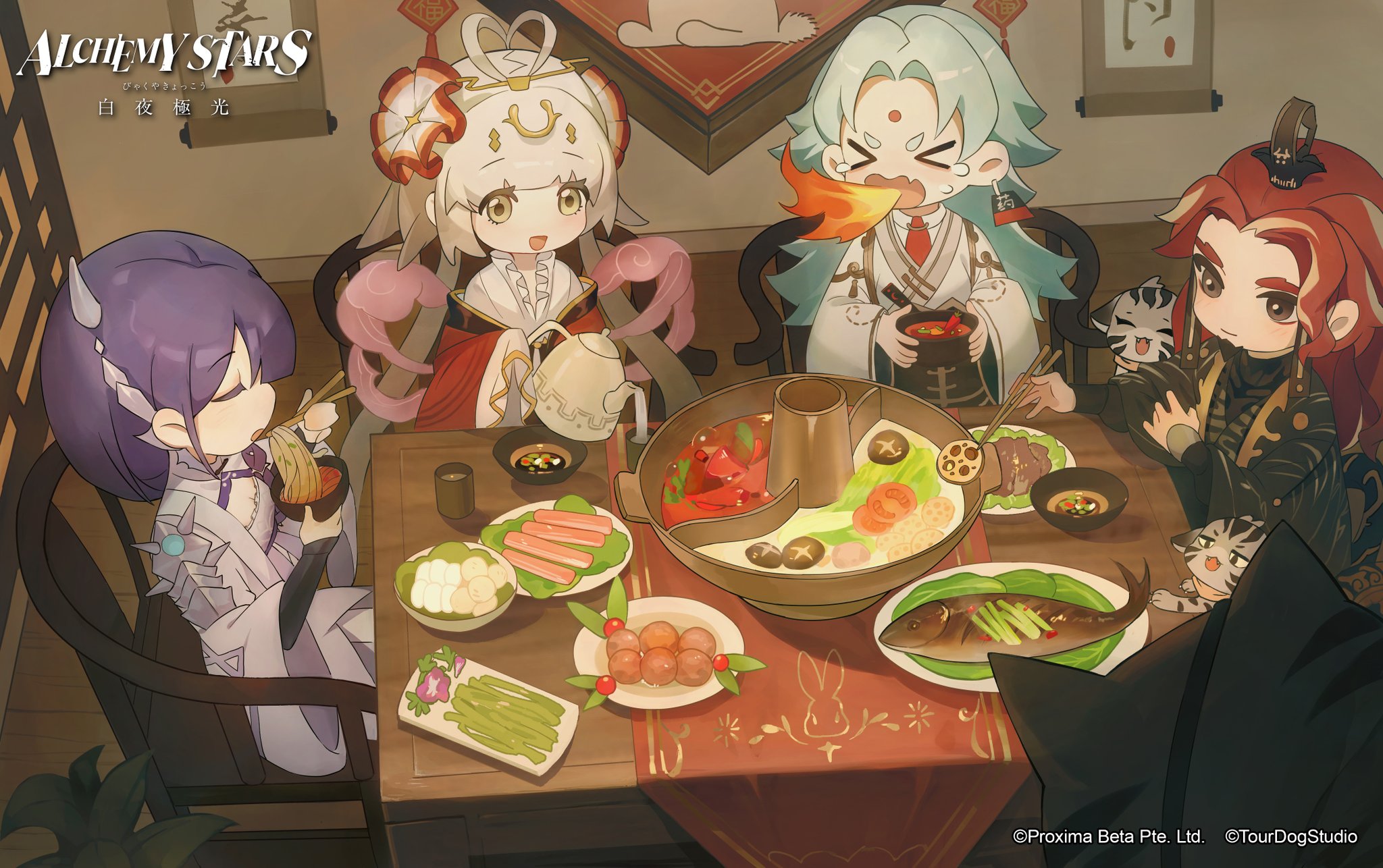 Alchemy Stars on Twitter: "Speaking of winter must-haves, gathering everyone for a lively hot ...