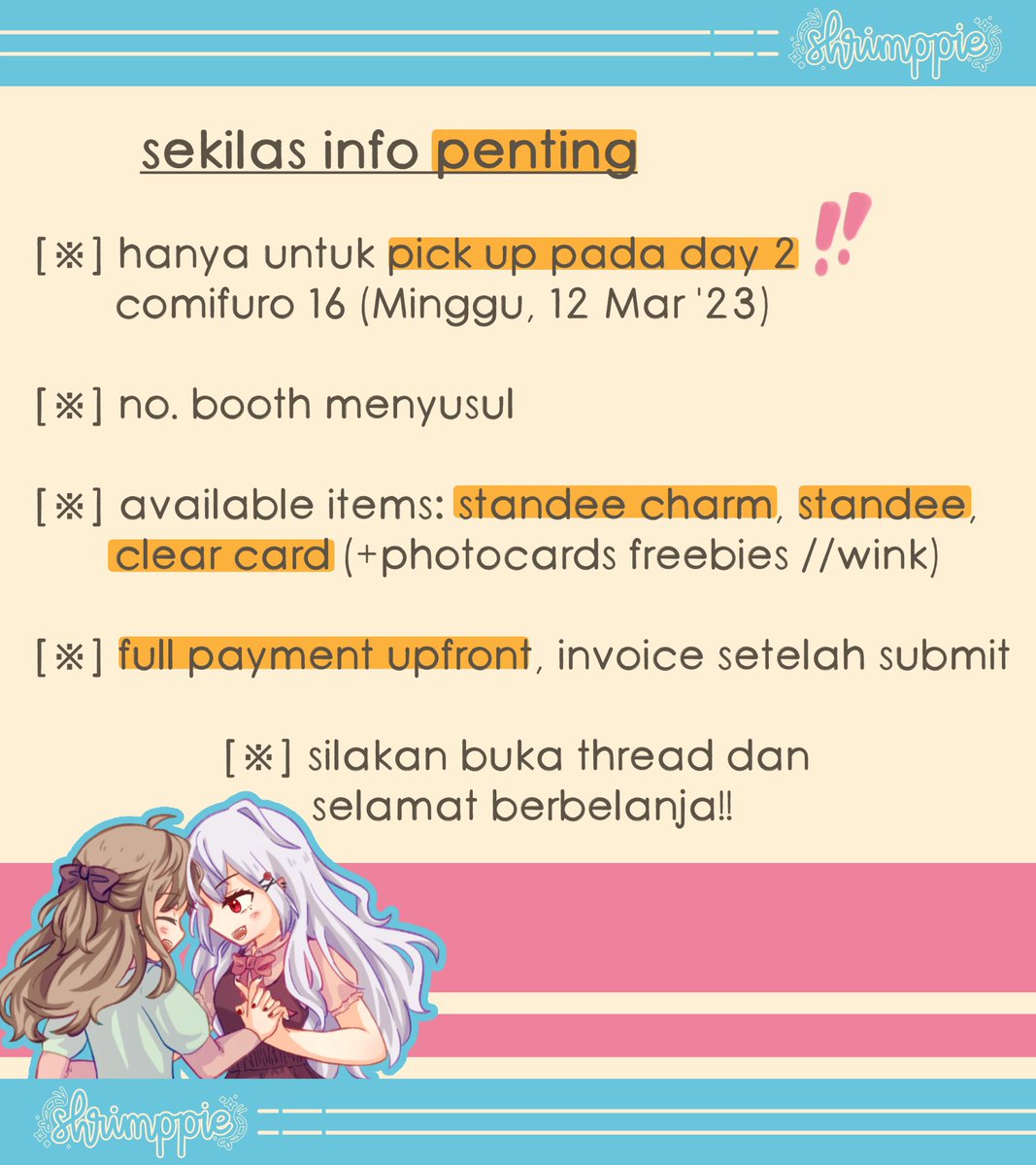 Nijisanji Fess – CLOSE DM on Twitter: "niji! promosi po cf16~"