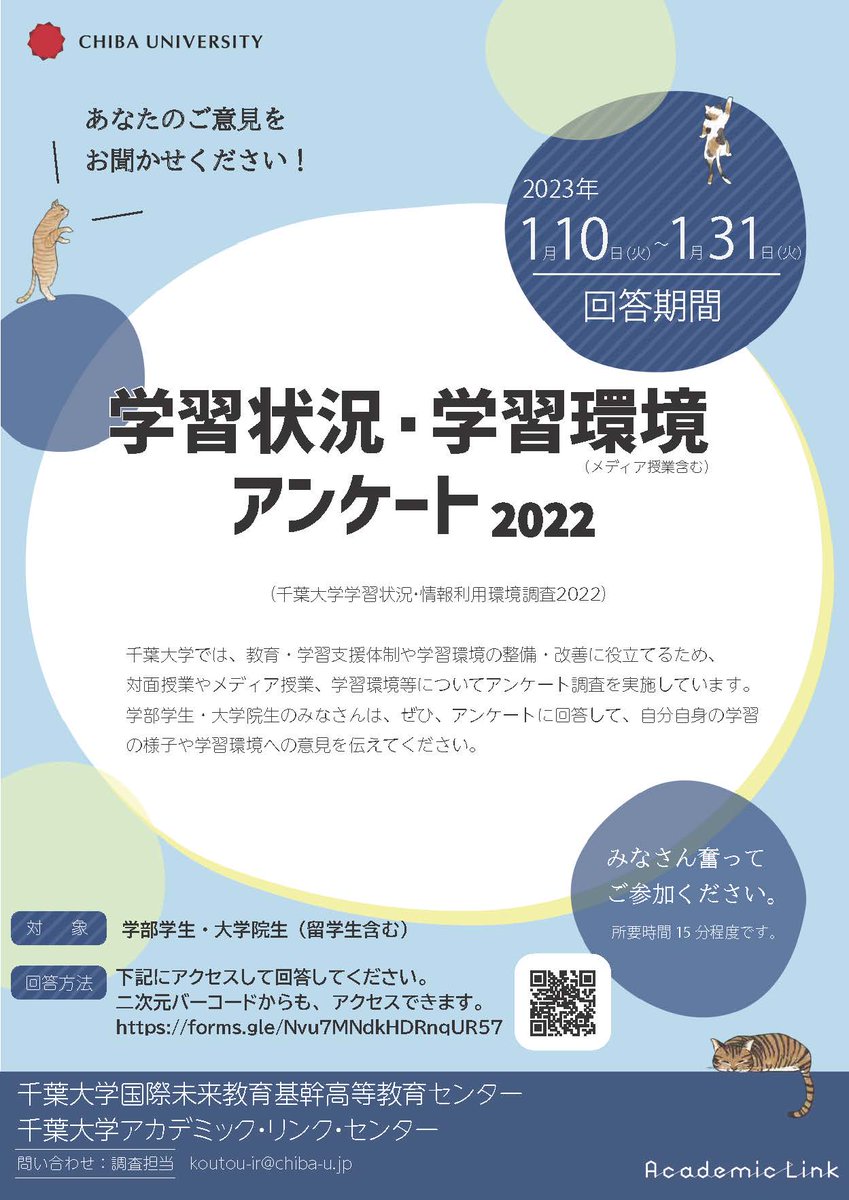 千葉大学アカデミック・リンク/附属図書館(@ALC_Chiba_Univ) - Twilog