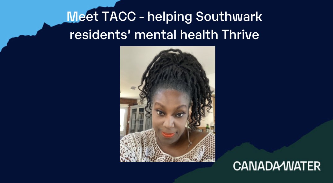 Canada Water Masterplan on Twitter: "Meet Sonia, who founded TACC: Therapy Accessible on Contact ...