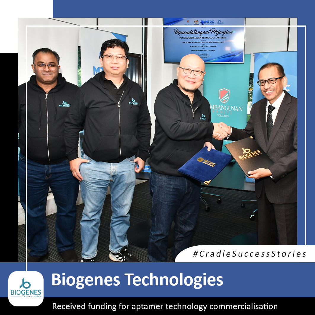 Cradle Fund on Twitter: "Heartiest congratulations to Biogenes Technologies, who recently ...