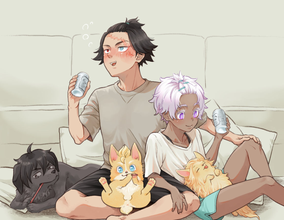 NK4"M on Twitter: "カクイザと🐶 https://t.co/vNNct4fOuP" / Twitter