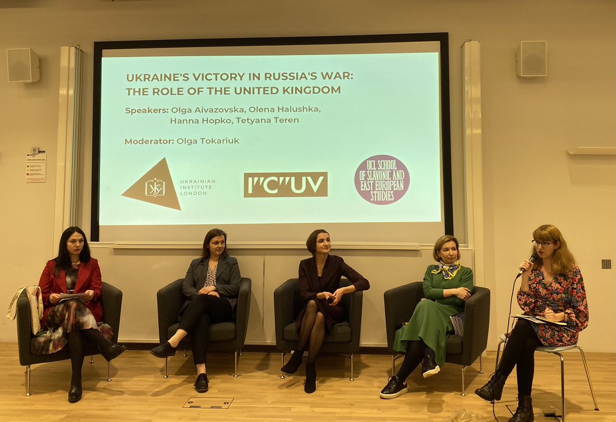 Dr Sasha Dovzhyk on Twitter: "A privilege to host brilliant 🇺🇦 leaders at @Ukr_Institute ...