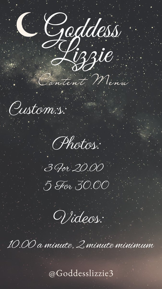 𝔊𝔬𝔡𝔡𝔢𝔰𝔰 𝔏𝔦𝔷𝔷𝔦𝔢 ♡¸.•* on Twitter: "Findom Femdom Content Customs Clips"