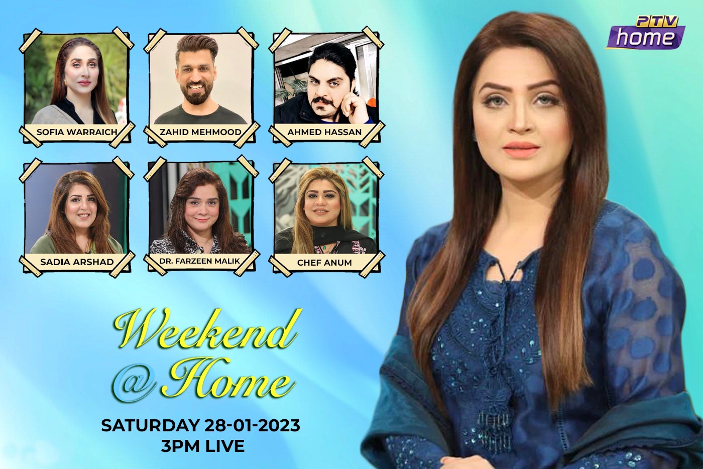 PTV Home on Twitter: "Watch Weekend at Home with Sundas Jameel on 28-01-2023 03:00 Pm Live Only ...