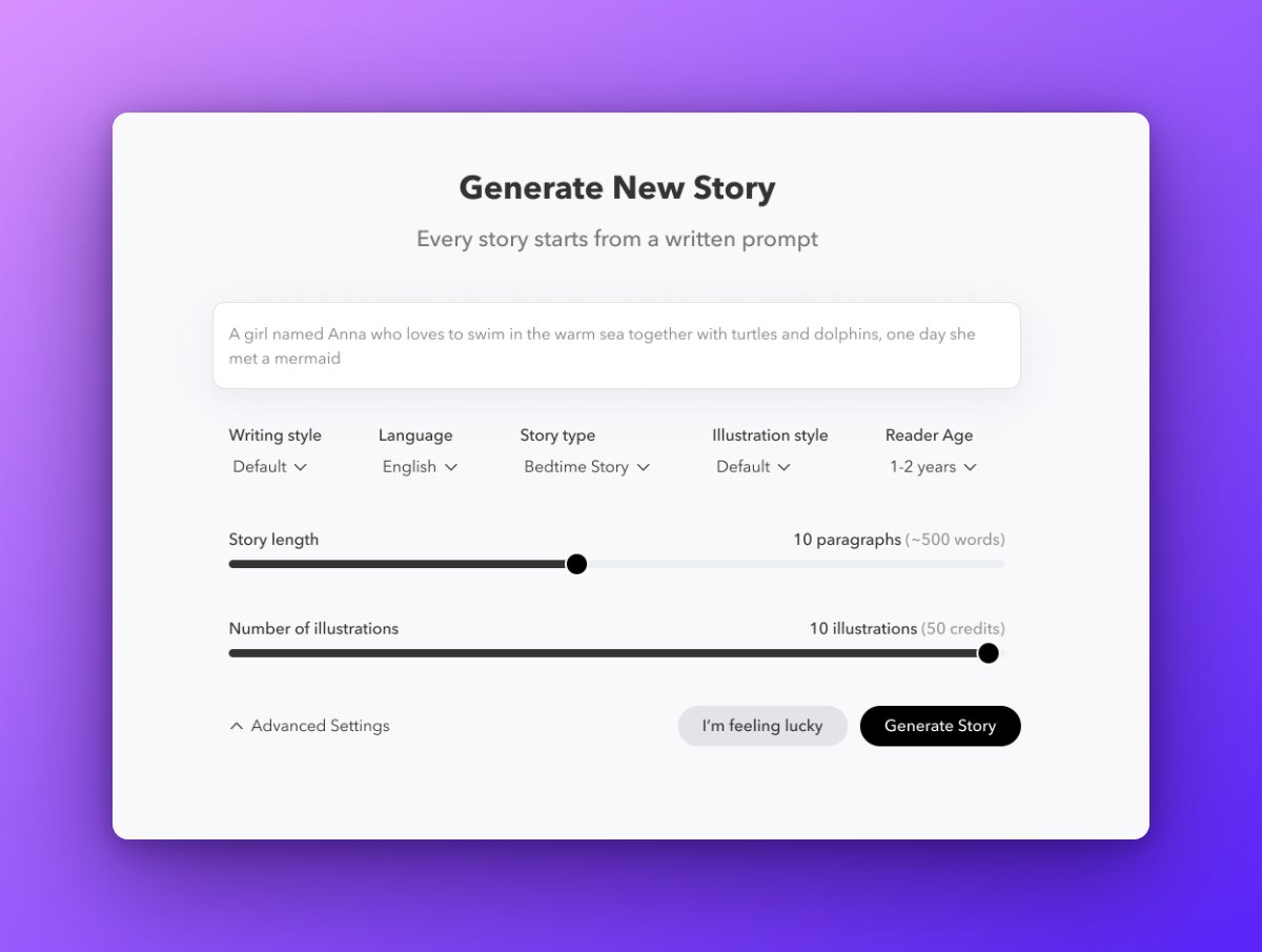 🛠️ Working on a new interface for the story generation on https://t.co ...