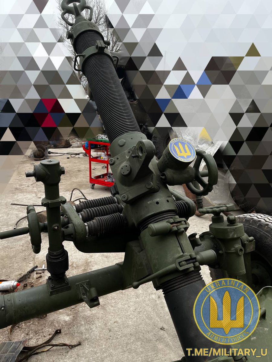 𝔗𝔥𝔢 𝔇𝔢𝔞𝔡 𝔇𝔦𝔰𝔱𝔯𝔦𝔠𝔱 on Twitter: "French 120mm "MO-120-RT61" rifled mortar. #Ukraine️️"