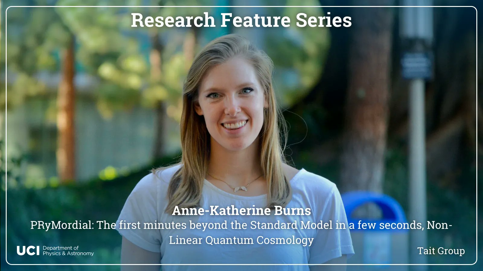 UCI Physics & Astro on Twitter: "Meet Anne-Katherine, a 4th year #PhD student in the field of # ...