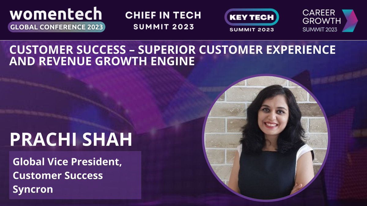 WomenTech Network on Twitter: "⭐🎤 Women in Tech Global Conference 2023 Speakers ⭐🎤 👏 Prachi Shah ...