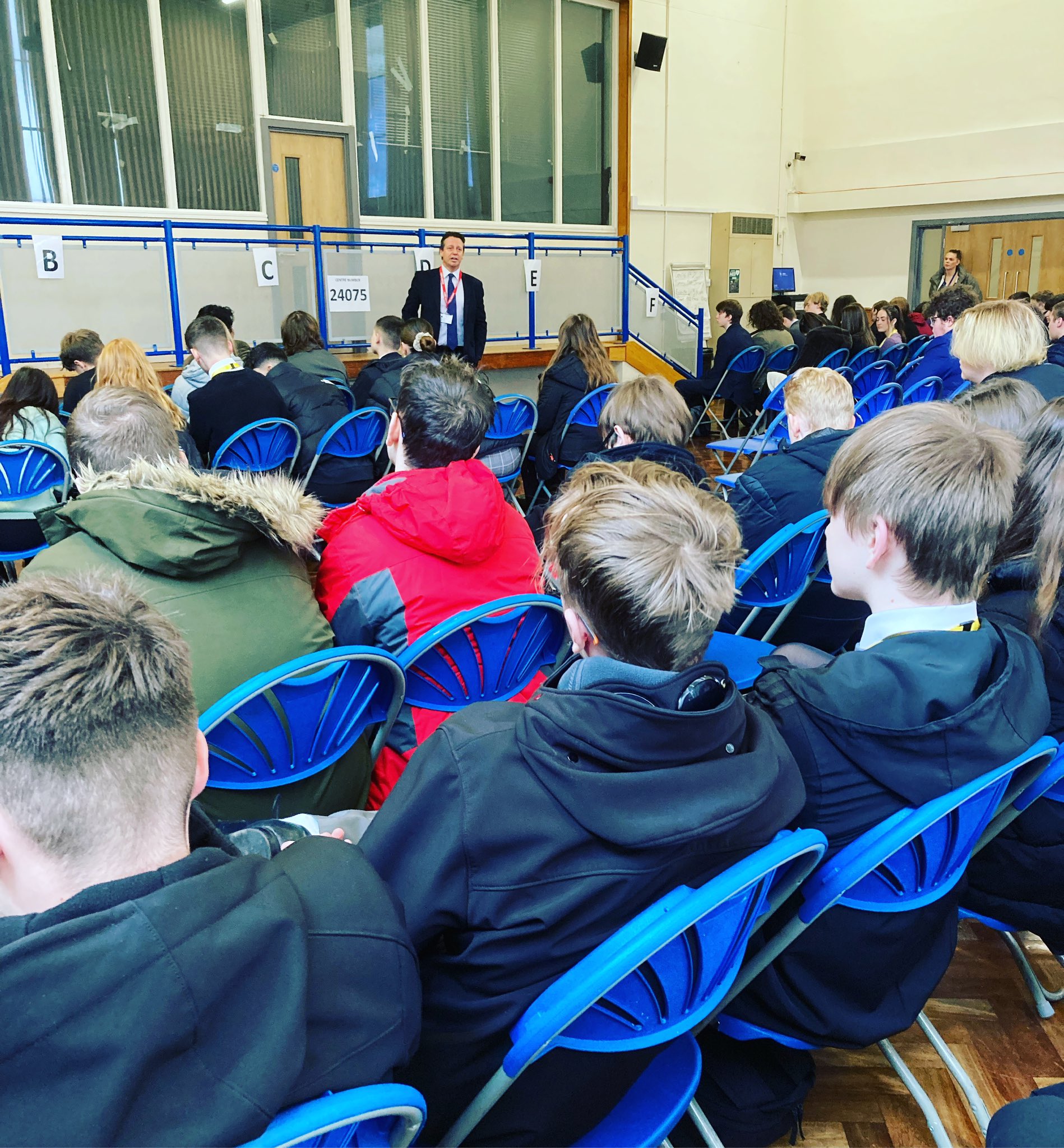TDMS on Twitter: "This morning our Sixth Form students heard from local MP Nigel Huddleston ...
