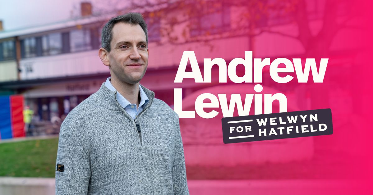 @Tomorrow'sMPs on Twitter: "WELWYN HATFIELD: Andrew Lewin, 36, who's been a PR consultant, has ...