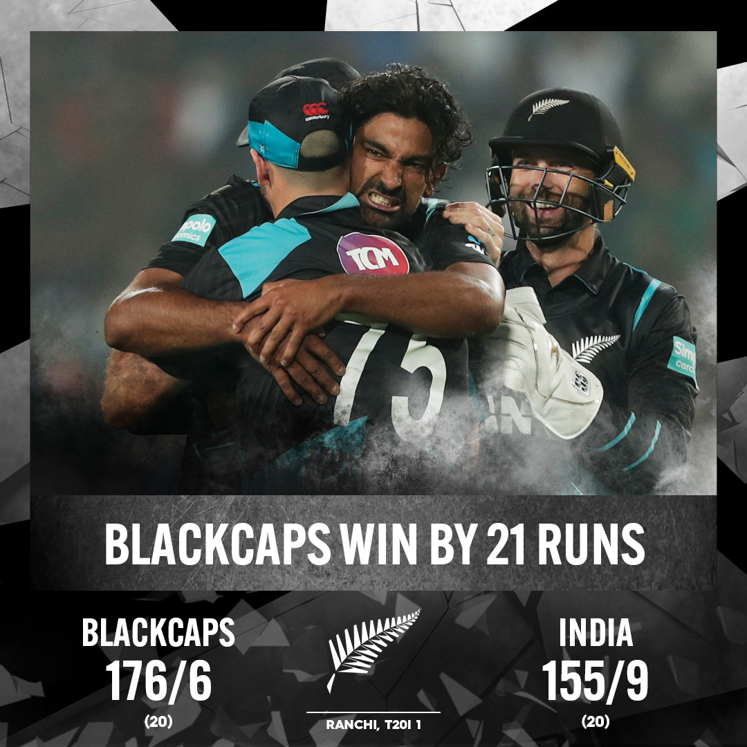 BLACKCAPS on Twitter: "A winning start to the T20 Series! Scorecard | https://t.co/QaKoIoMlxt # ...