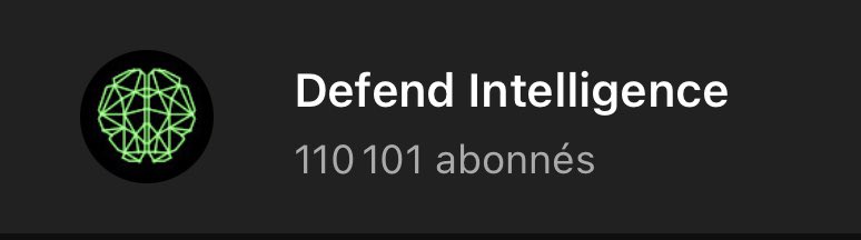 Defend Intelligence on Twitter: "Merci ! Grave à vous on est 53 abonnés sur la chaîne YouTube !! 🙏"
