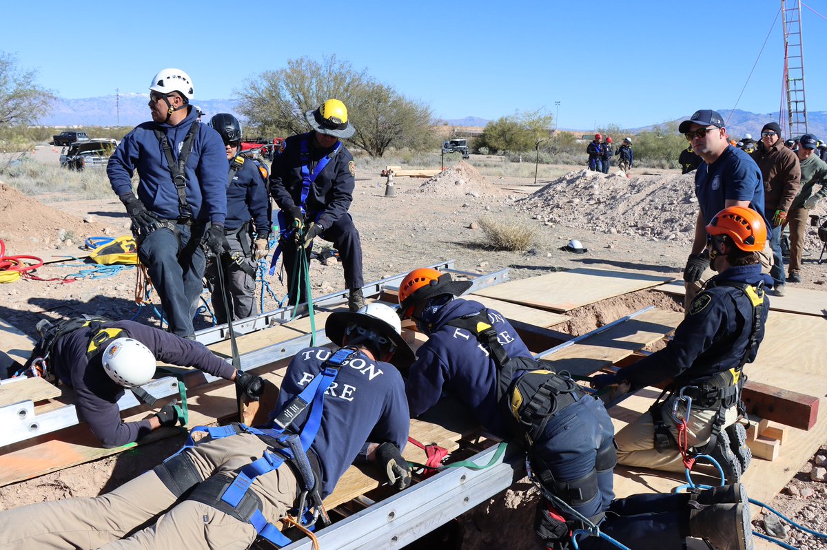 Tucson Fire Department on Twitter: "TRENCH RESCUE TRAINING 🛟 ⚒⛓👩‍🚒 #DYK your fire department has ...