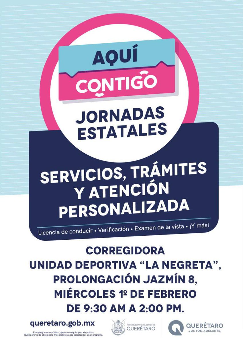 Ssalud Queretaro On Twitter ¡atención Municipio De Corregidora ¡en Las Jornadas Aquí Contigo