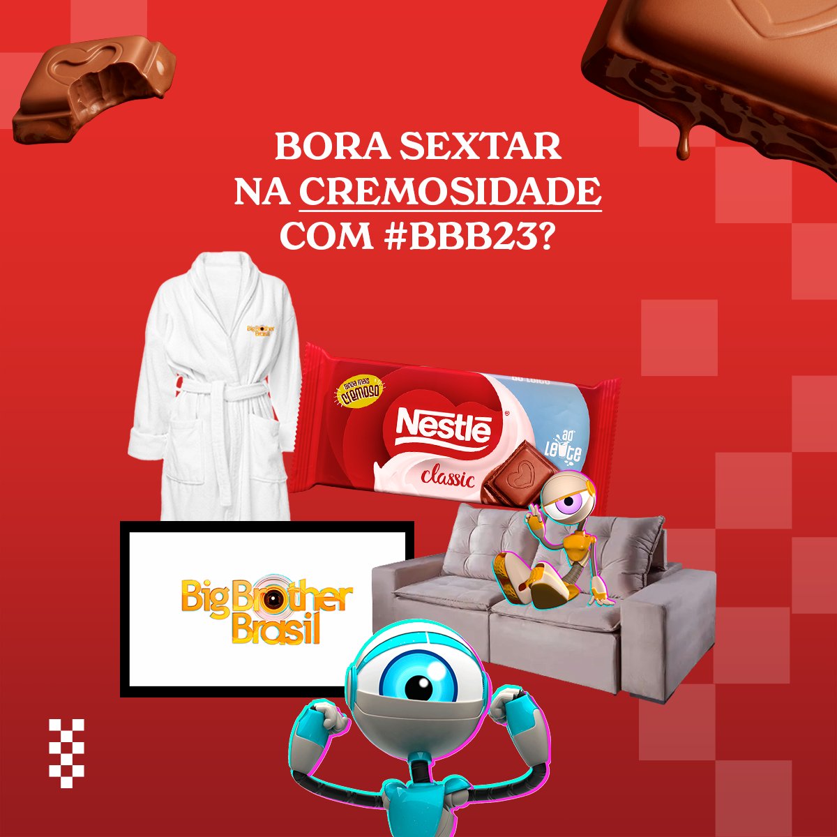 Chocolates Nestlé No Bbb23 🍫 On Twitter 🥳 Sextou Na Casa Mais