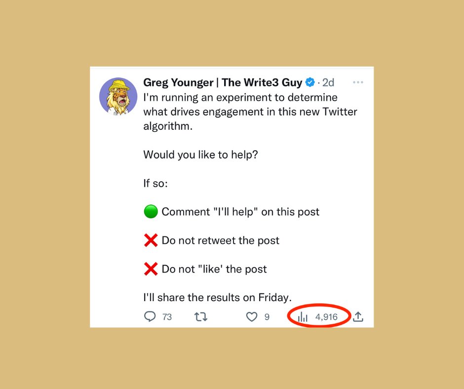 Greg Younger | The Write3 Guy on Twitter: "The experiment: 3 tweets. Same time, same structure ...