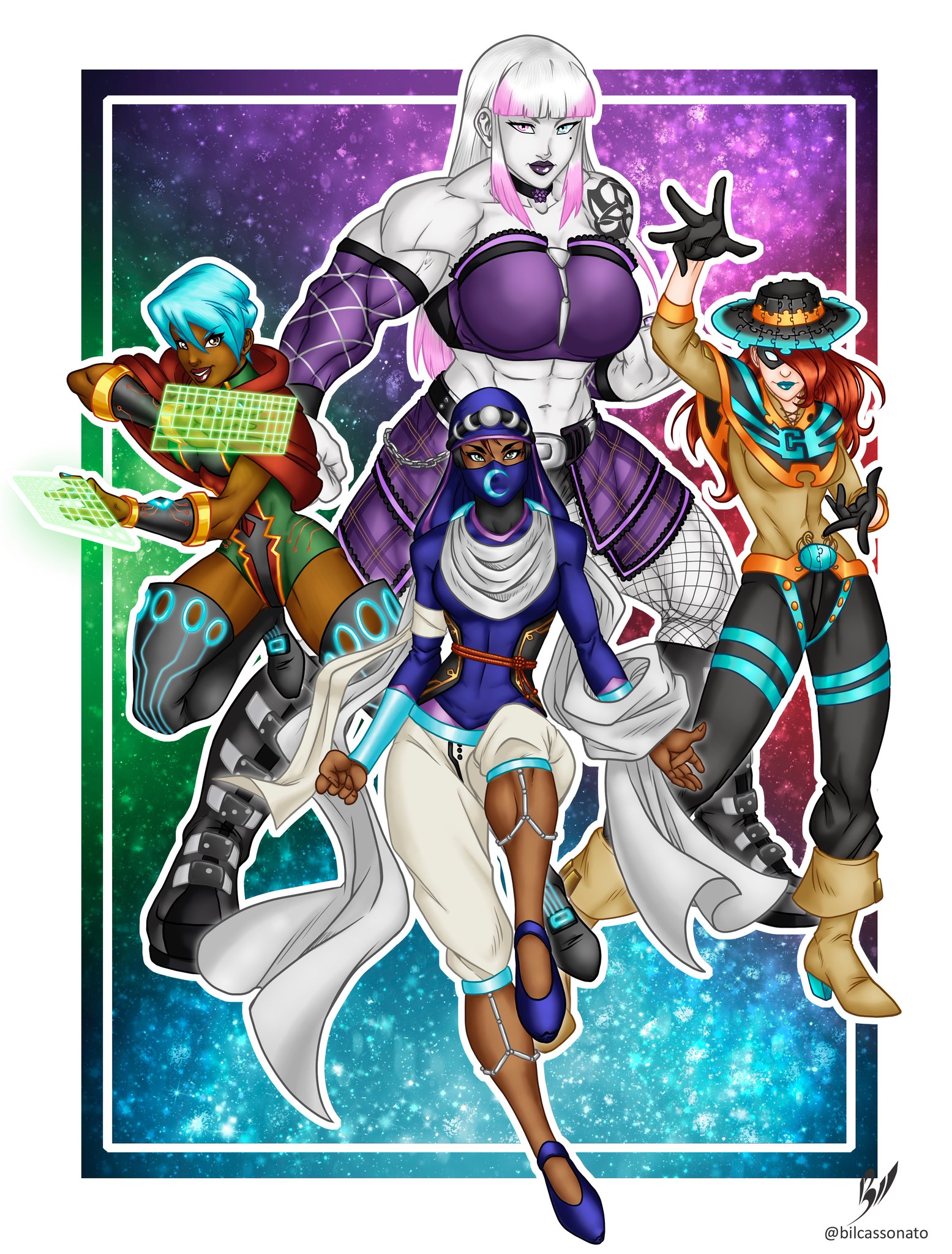 NRG Comics™ on Twitter: "Meet Moonlighter, Adobe Jane, Qwerty, and Murkury!! Together, they are ...