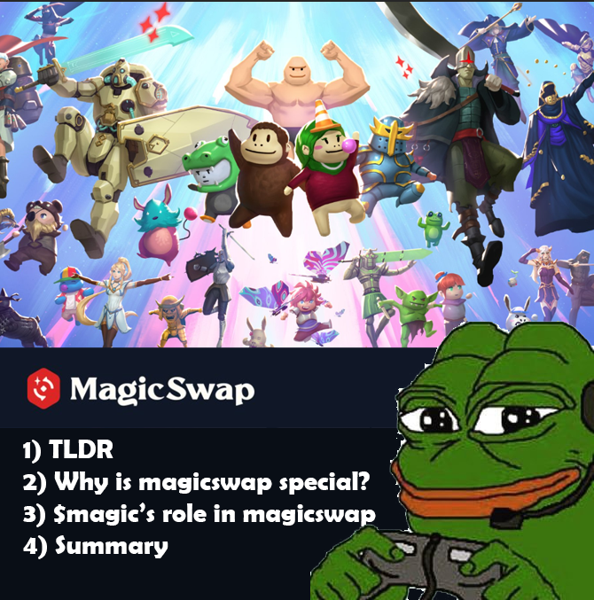 @MagicSwap_ V2, A new Niche #NFT marketplace truly designed for NFT games? In the thread 1) TLDR ...