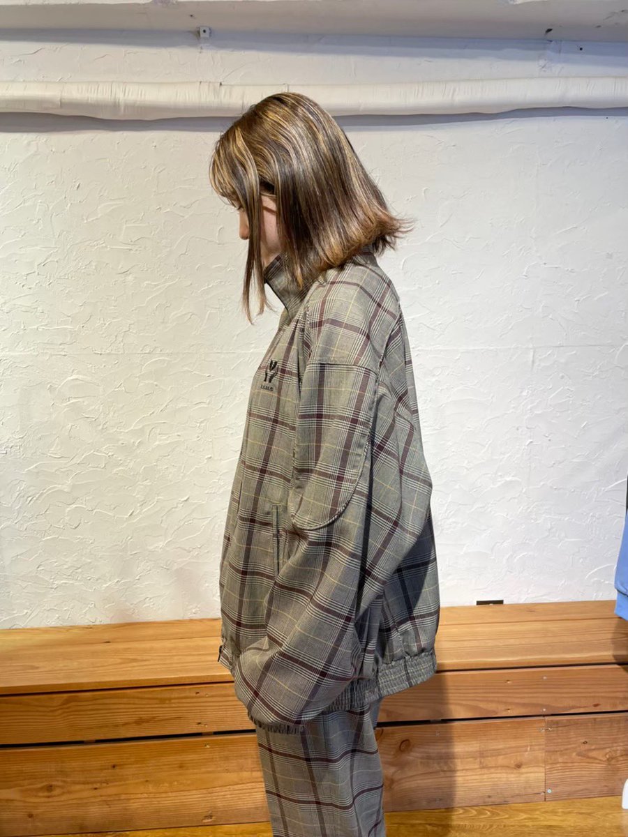 deviluse Flag Store on Twitter: "・Checked Track JKT(Brown/Burgundy) ¥13,200- Tシャツはもちろん、スウェットパーカー ...