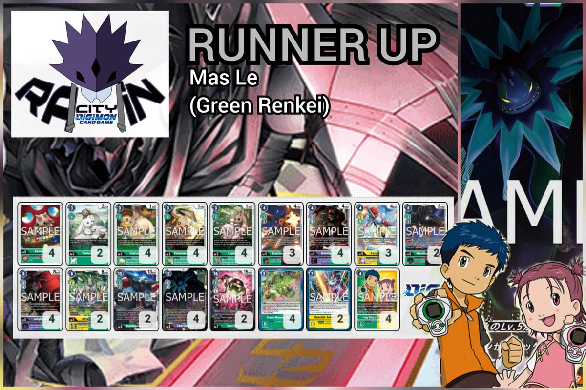 DigimonTCGIndonesia on Twitter: "Online Tournament held by Buteinzorg DCG, Bogor. January 27th ...