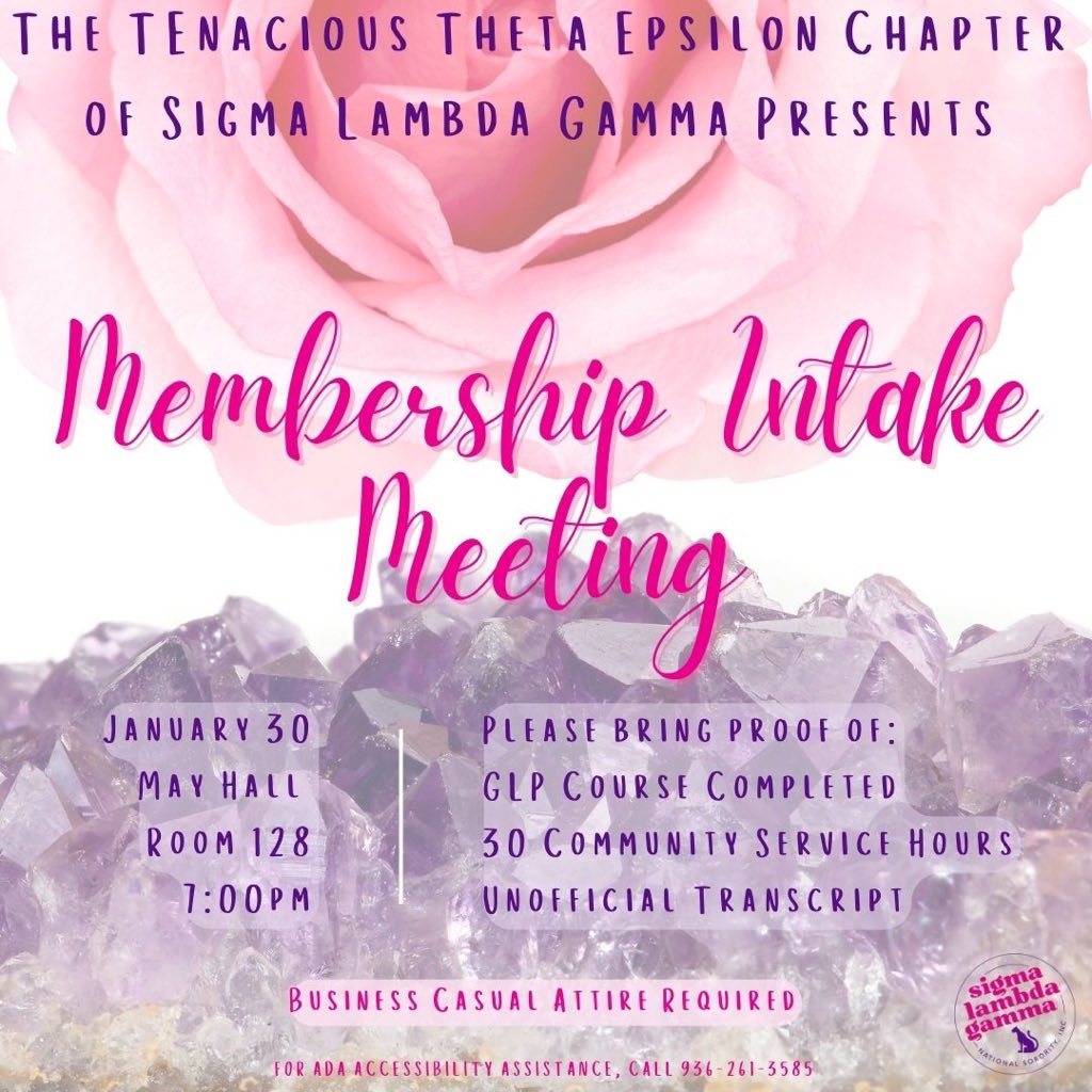 Sigma Lambda Gamma Flyers