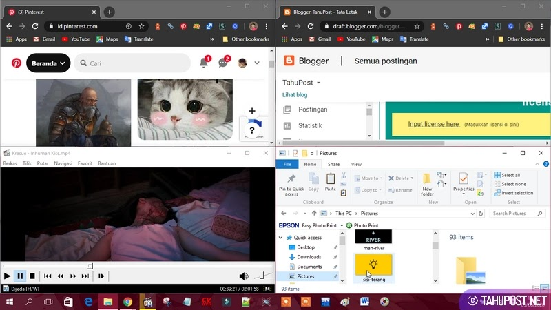 10 WINDOWS HACKS BIKIN KERJA ATAU NUGAS DI LAPTOP MAKIN ASIK 🥰 a thread ...