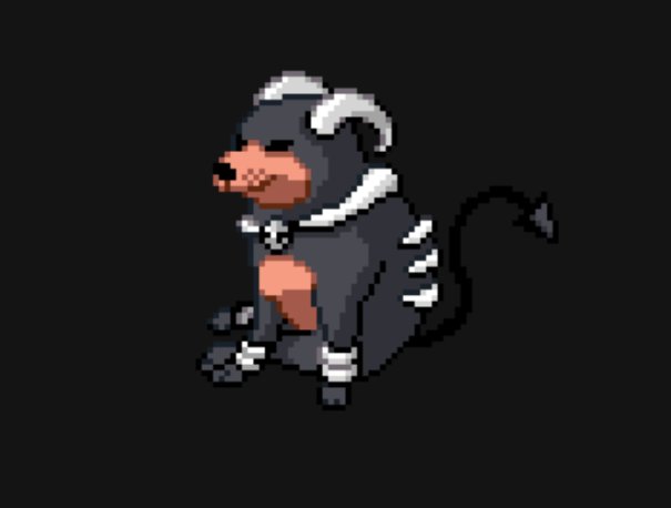 Mega Houndoom Sprite