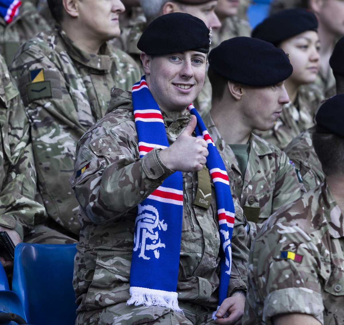 Rangers Football Club on Twitter: "💙 Armed Forces Day at Ibrox"
