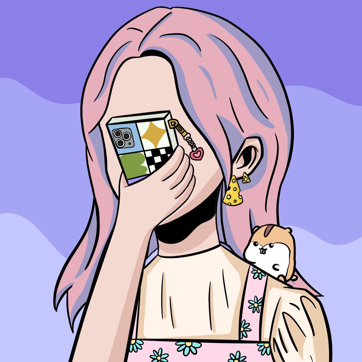 小小｜HZGB on Twitter: "Finally, you belong to me! My pure pink lover! @TurtlecaseGang #NFT # ...